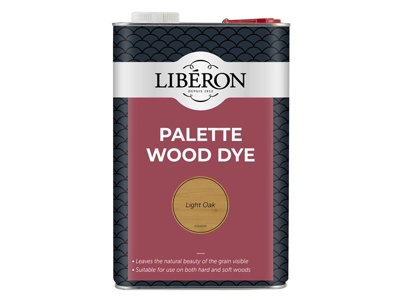 Liberon 126753 Palette Wood Dye Light Oak 5 litre LIBWDPLO5LN