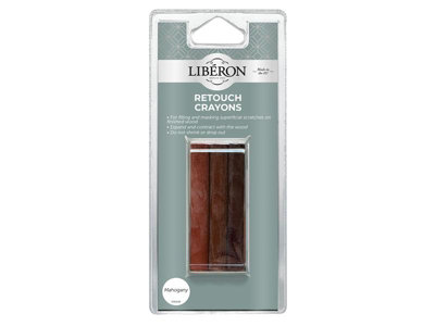 Liberon 126926 Retouch Crayons Mahogany 3 Pack LIBRCMN | DIY at B&Q