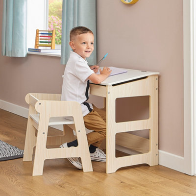 Liberty House Toys Kid's Scandi Study Desk and Chair Set