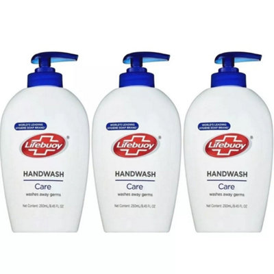 Lifebuoy Hand wash Care 250ml -Refresh and Protect x 3 | DIY at B&Q
