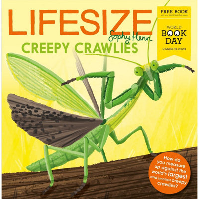 LIFESIZE CREEPY CRAWLIES WORLD BOOK DAY 2023