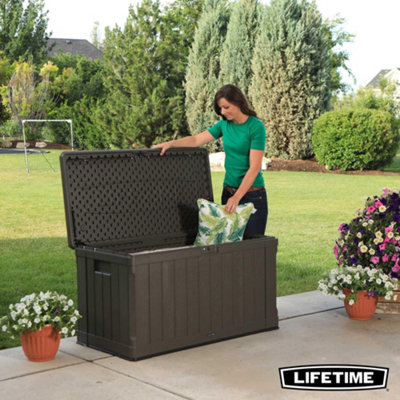 Lifetime 4 Ft. x 2 Ft. Outdoor Storage Deck Box (439.11 L)