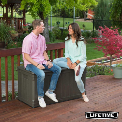 Lifetime 4 Ft. x 2 Ft. Outdoor Storage Deck Box (439.11 L)