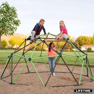 Lifetime Dome Climber, Free-Standing Heavy-Duty Powder-Coated Steel ...