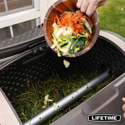 Lifetime Double Bin Rotating Composter (378 L)
