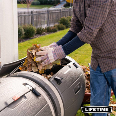 Lifetime Double Bin Rotating Composter (378 L)