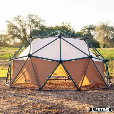 Lifetime Earthtone Dome Climber with Canopy, 10ft Diameter, Outdoor ...