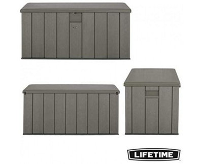 Lifetime Garden Storage Box Piston Lid 568 L