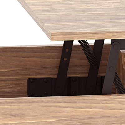 Lift Top Coffee Table with Hidden Storage & 2 Way Lift Mechanism ...