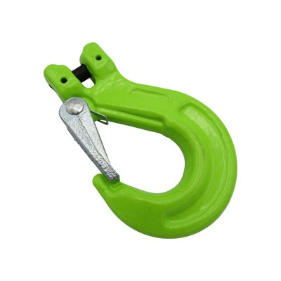 Lifting Clevis Sling Hook with Latch 10MM (Grade 100 4 Ton Chain Component 4T)