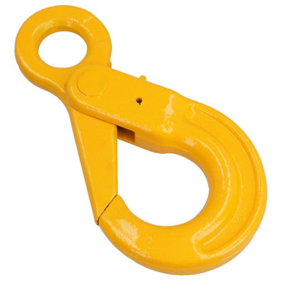 Lifting Eye Self Locking Auto Lock Sling Hook 8.00 Ton for 16mm Chain 1pc