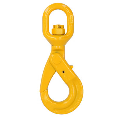 Lifting Swivel Eye Locking Auto Lock Sling Chain Hook 2.0 Ton for 7-8mm ...