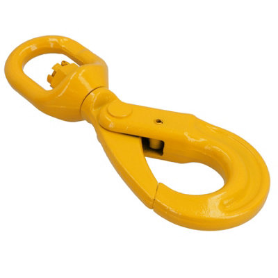 Lifting Swivel Eye Locking Auto Lock Sling Chain Hook 2.0 Ton for 7-8mm ...