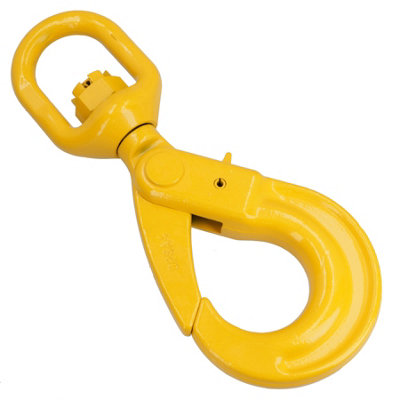 Lifting Swivel Eye Locking Auto Lock Sling Chain Hook 8.00 Ton for 16mm ...