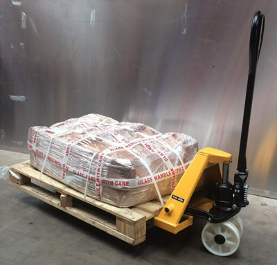 LiftMate Hand Pump Pallet Truck for Euro & UK Pallets, 2500kg Capacity ...