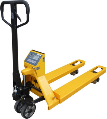 LiftMate Pump Pallet Truck with Weighing Scales for UK & US Pallets ...
