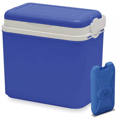 Light Blue + 1 Ice Pack - 10L Insulated Cooler Box with 1 Ice Pack