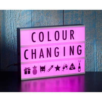Light Box (Colour Changing) Battery Powered