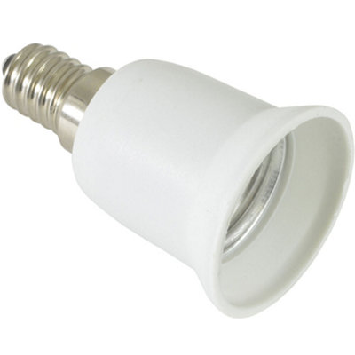 Buy Light Bulb Adapter E14 Mini Edison to E27 Screw Type SES Converter ...