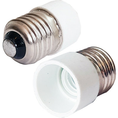 Light Bulb Adapter E27 Edison to E14 Screw Type Mini SES Adapter ...