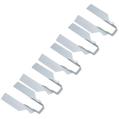 Light Duty Timber Wood Joist Hanger 47mm Galvanised Loft Beam Holder 5PK