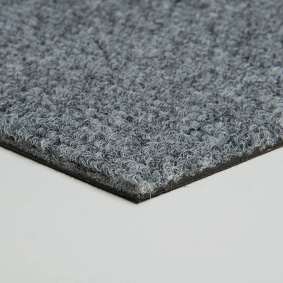 Light grey carpet tiles 50cm x 50cm Schatex Smartline Plus 2016 Grey thickness 7mm perfect for ...