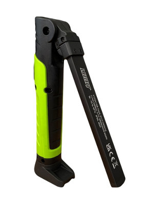 Light Rechargeable Heavy Duty Foldable Slim Light Torch 700 Lumens - Green