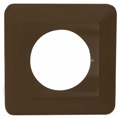 Light Switch Socket Finger Cover Wall Plate Surround Edge Brown