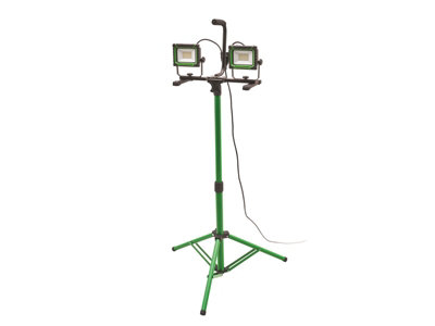 Lighthouse 76w Twin Site Light and 1.8m Collapsible Tripod 240V ...