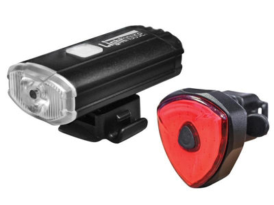 Lighthouse Elite Rechargeable LED Bike Light Set - Ultra Bright and Durable