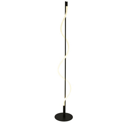 Lighting Collection Alta Matt Black LED Table Lamp | DIY at B&Q