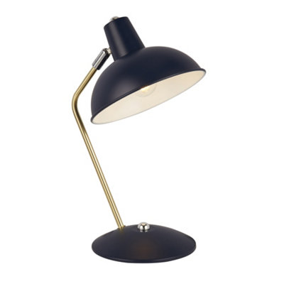 Lighting Collection Fontana Navy Task Lamp | DIY at B&Q