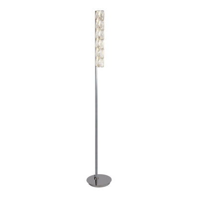 Lighting Collection Haven Chrome Floor Lamp | DIY at B&Q