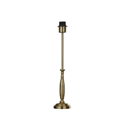 Lighting Collection Nashville Antique Brass Metal Base | DIY at B&Q