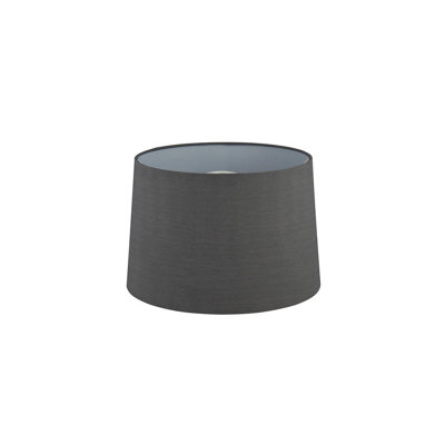 Lighting Collection Ras Grey Tapered Linen Shade