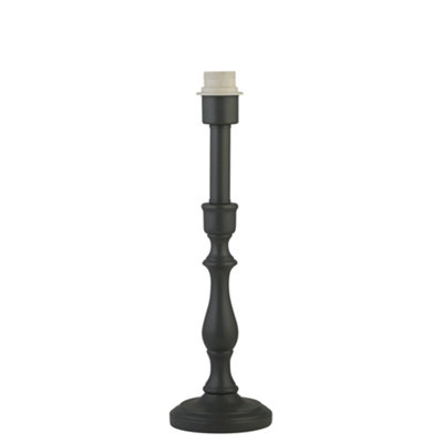 Lighting Collection Rosario Grey Candle Stick Base | DIY at B&Q
