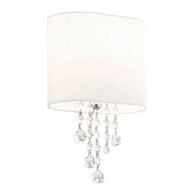 Lighting Collection Stanley Chrome Wall Light