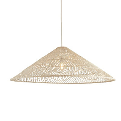 Lighting Collection Tauro Rattan Shade | DIY at B&Q