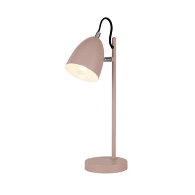Lighting Collection Tripoli Matt Pink Task Lamp