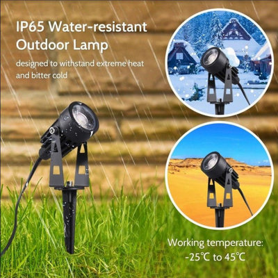 Lighting Legends 4 in 1 LED 12V Spotlights Warm White Garden Landscape ...