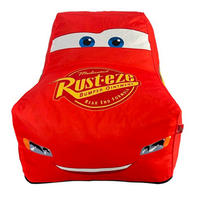 Lightning McQueen Cars Shaped Bean Bag Chair For Kids W80 X D59 X H51.5cm