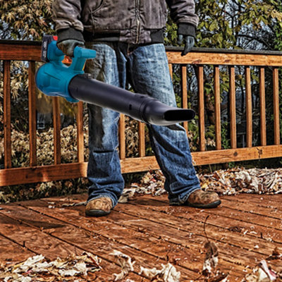 Lightweight 21V Cordless Handheld Leaf Blower with Battery and Charger