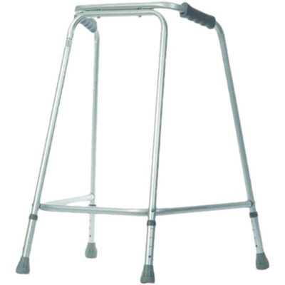 Lightweight Aluminium Walking Frame - 860 to 960mm Adjustable Height ...