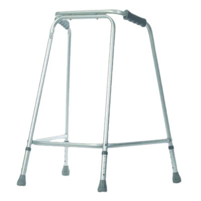 Lightweight Aluminium Walking Frame - 860 to 960mm Adjustable Height ...