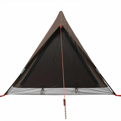 Lightweight and Portable Camping Tent 2-Person Brown Waterproof