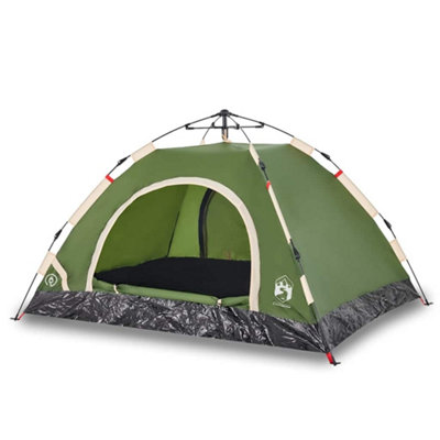 Lightweight and Portable Camping Tent 2-Person Green Quick Release