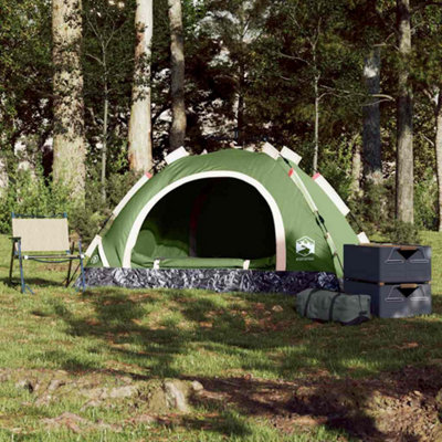 Lightweight and Portable Camping Tent 2-Person Green Quick Release