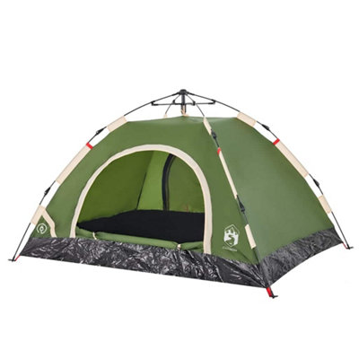 Lightweight and Portable Camping Tent 2-Person Green Quick Release