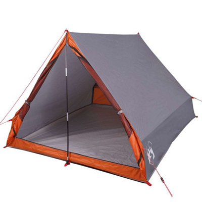 Lightweight and Portable Camping Tent A-Frame 2-Person Grey Waterproof