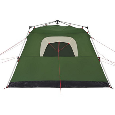 Lightweight and Portable Camping Tent Cabin 4-Person Green Quick Release